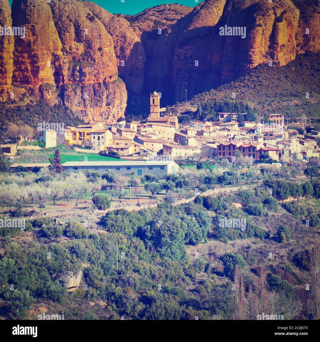 Foot of the Rocks Stock Photo - Alamy