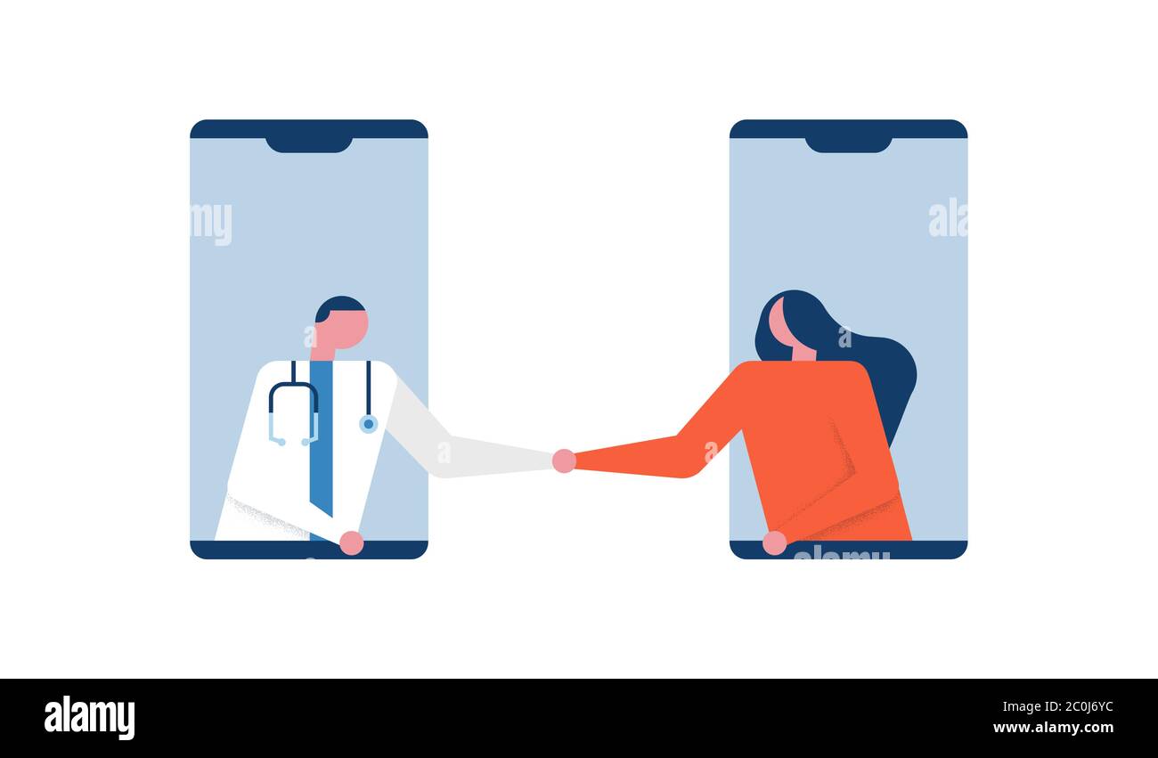 Doing checkup Stock Vector Images - Alamy