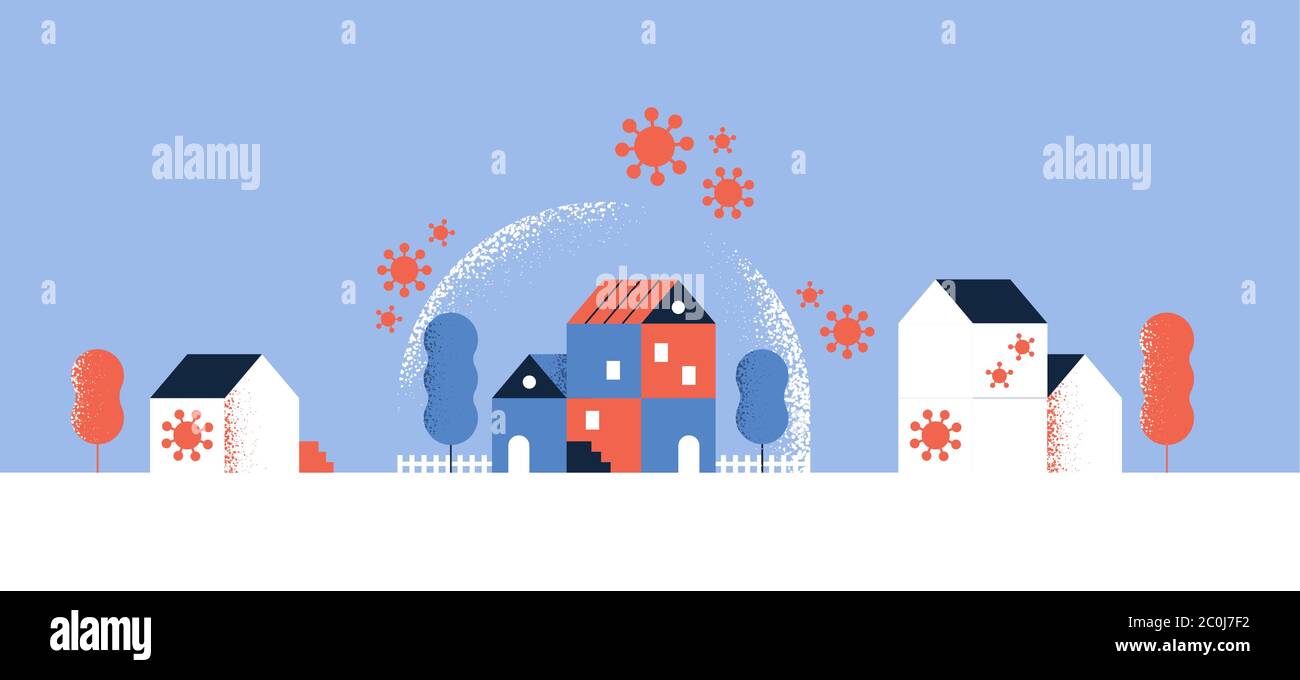 Infected town Stock Vector Images - Alamy