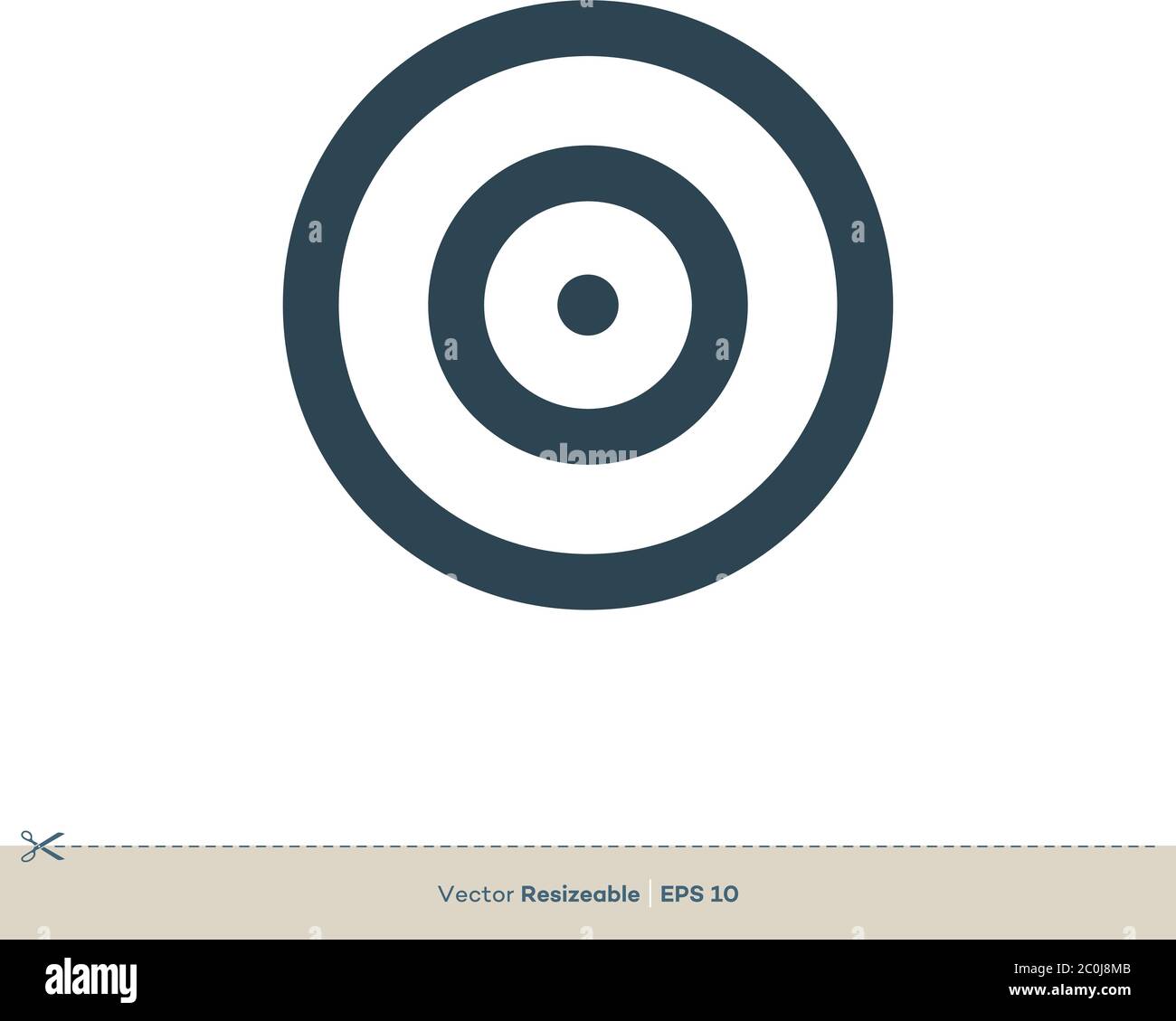 Target Letter O Icon Vector Logo Template Illustration Design. Vector ...