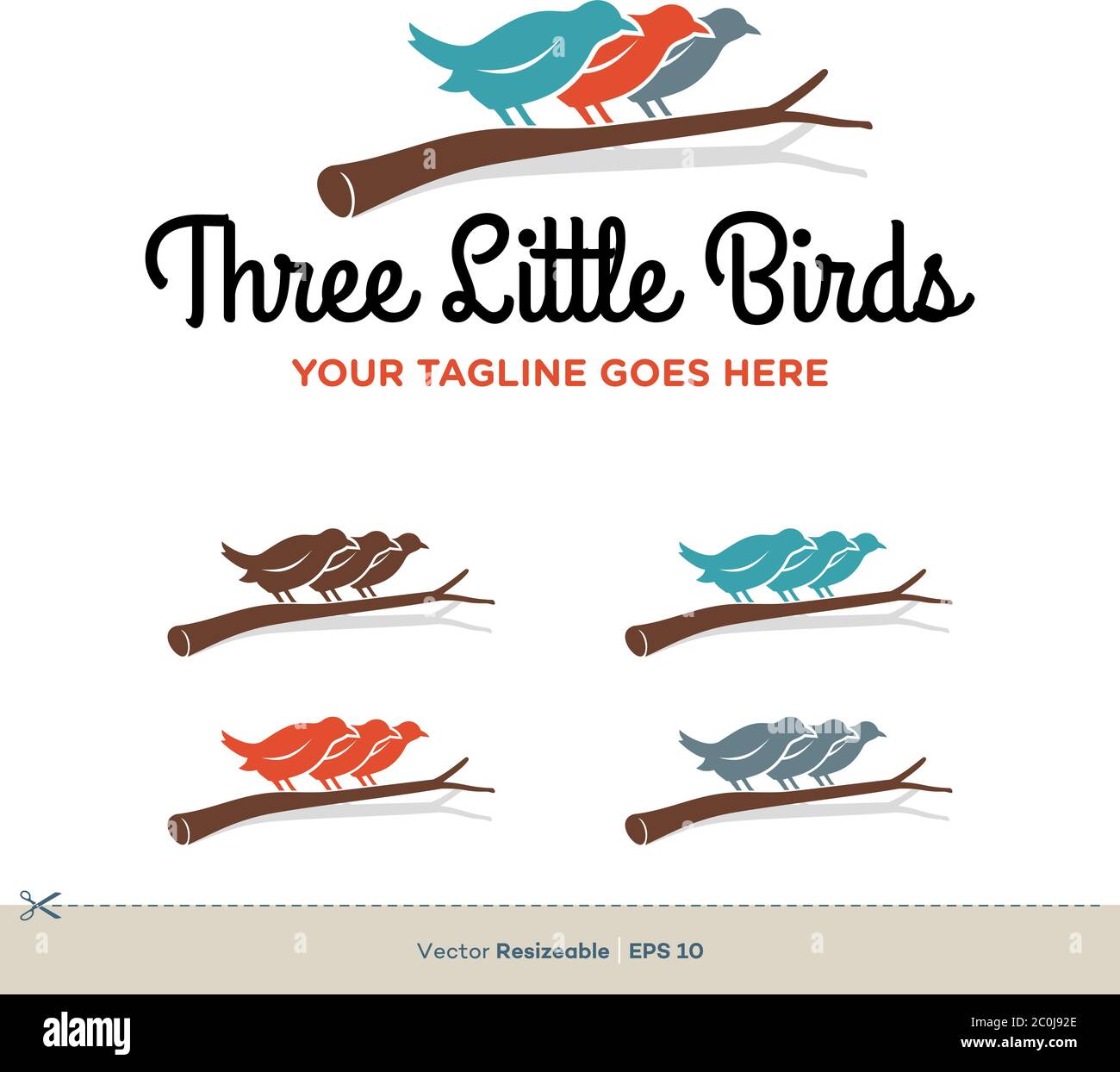 Birds Icon Vector Logo Template Illustration Design. Vector EPS 10 ...