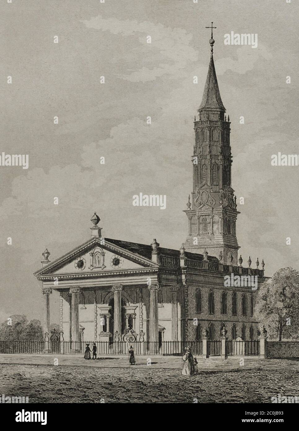 Estados Unidos de América. Nueva York. Capilla de San Pablo, en ...