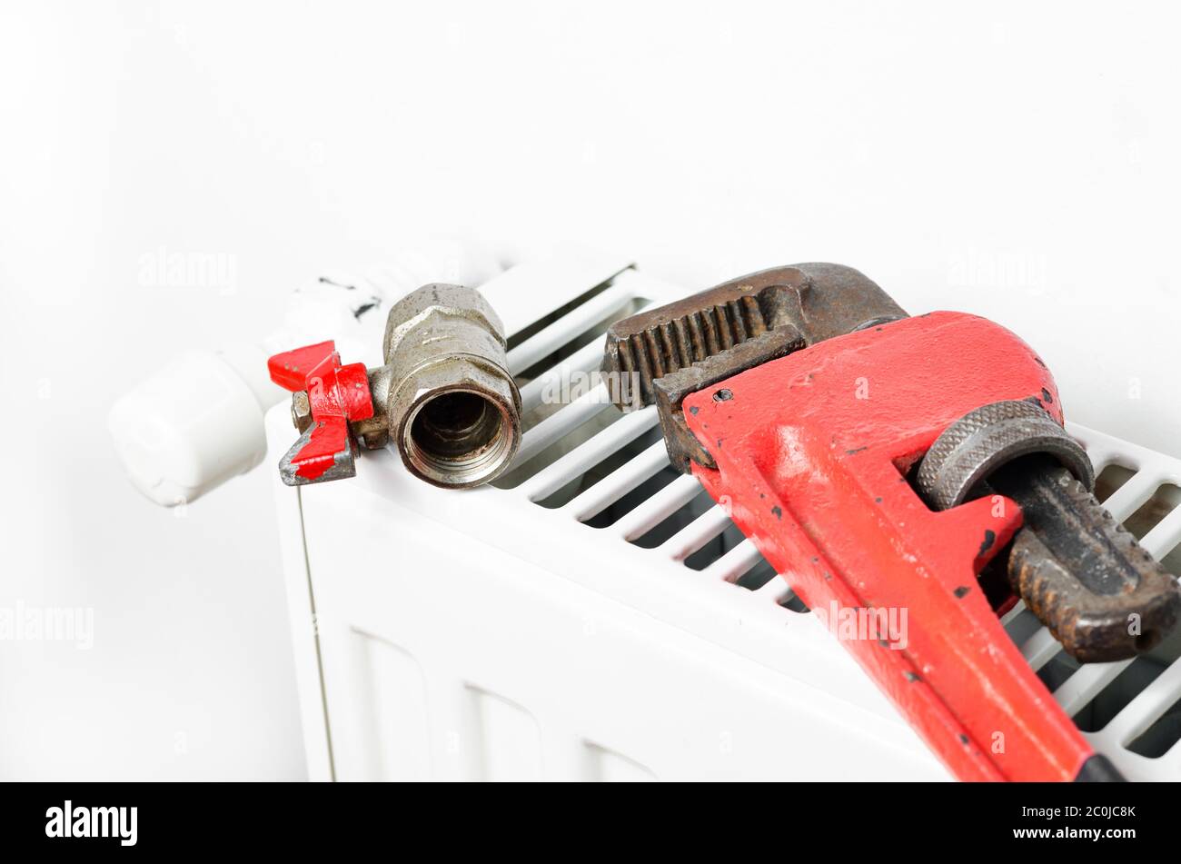 Tools and equipment to repair the utilities systems of the houses Stock ...