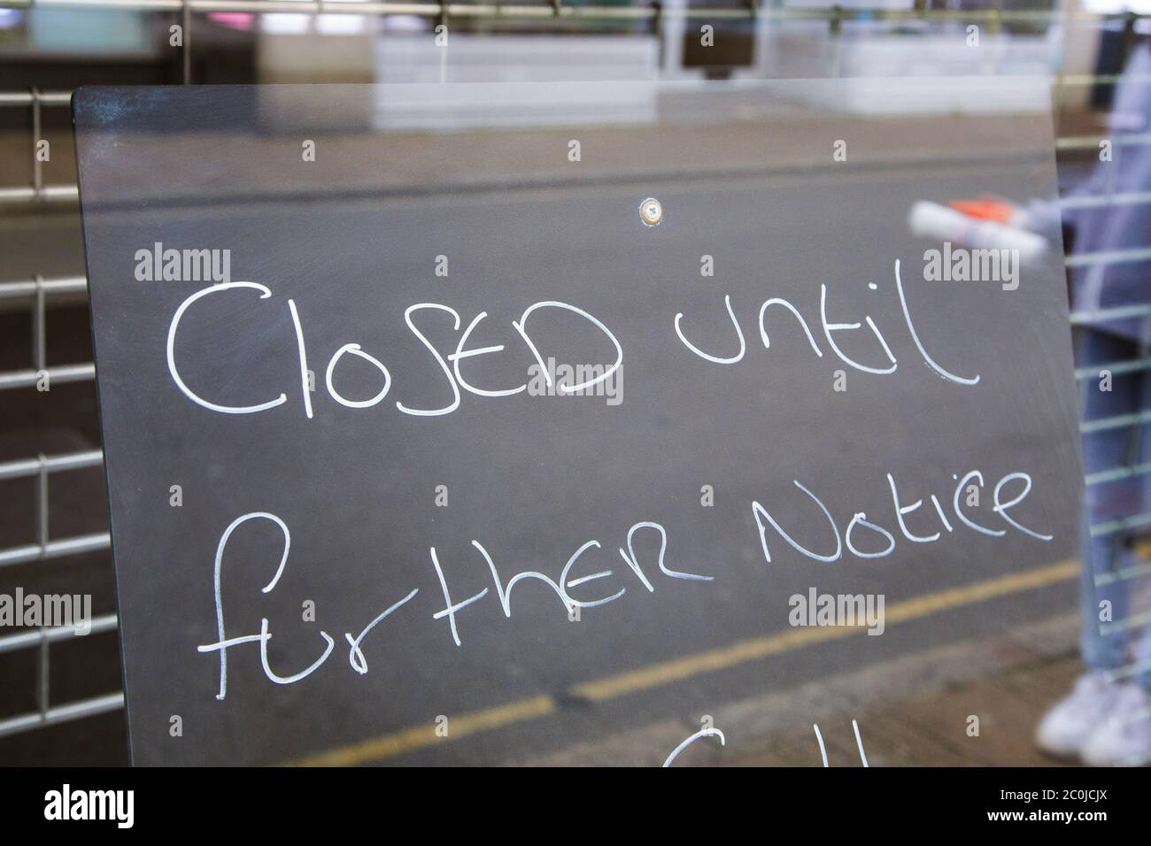Closed until further notice hi-res stock photography and images - Alamy