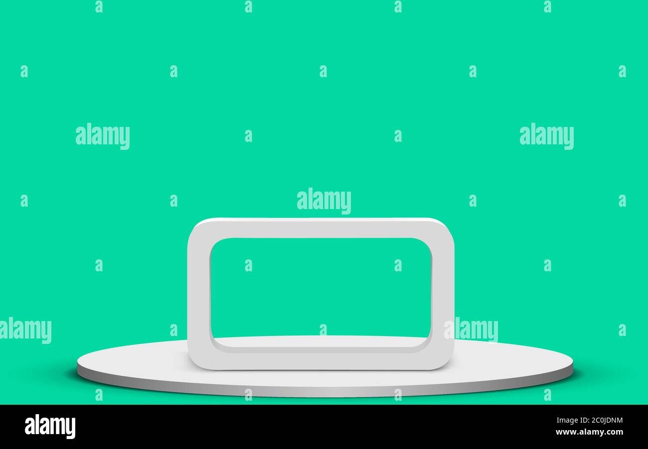 Green screen studio table Stock Vector Images - Alamy