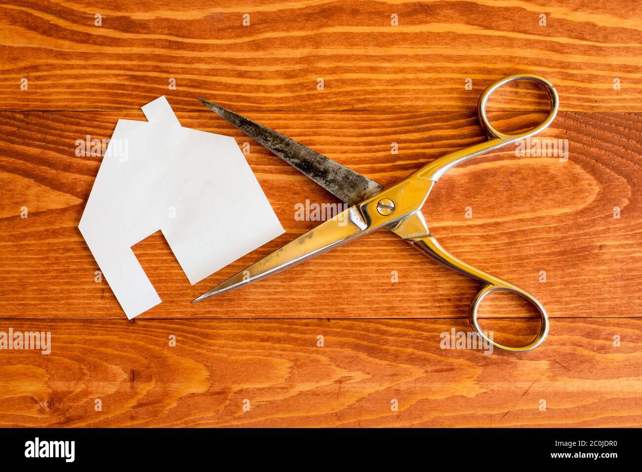 Scissors house hi-res stock photography and images - Alamy