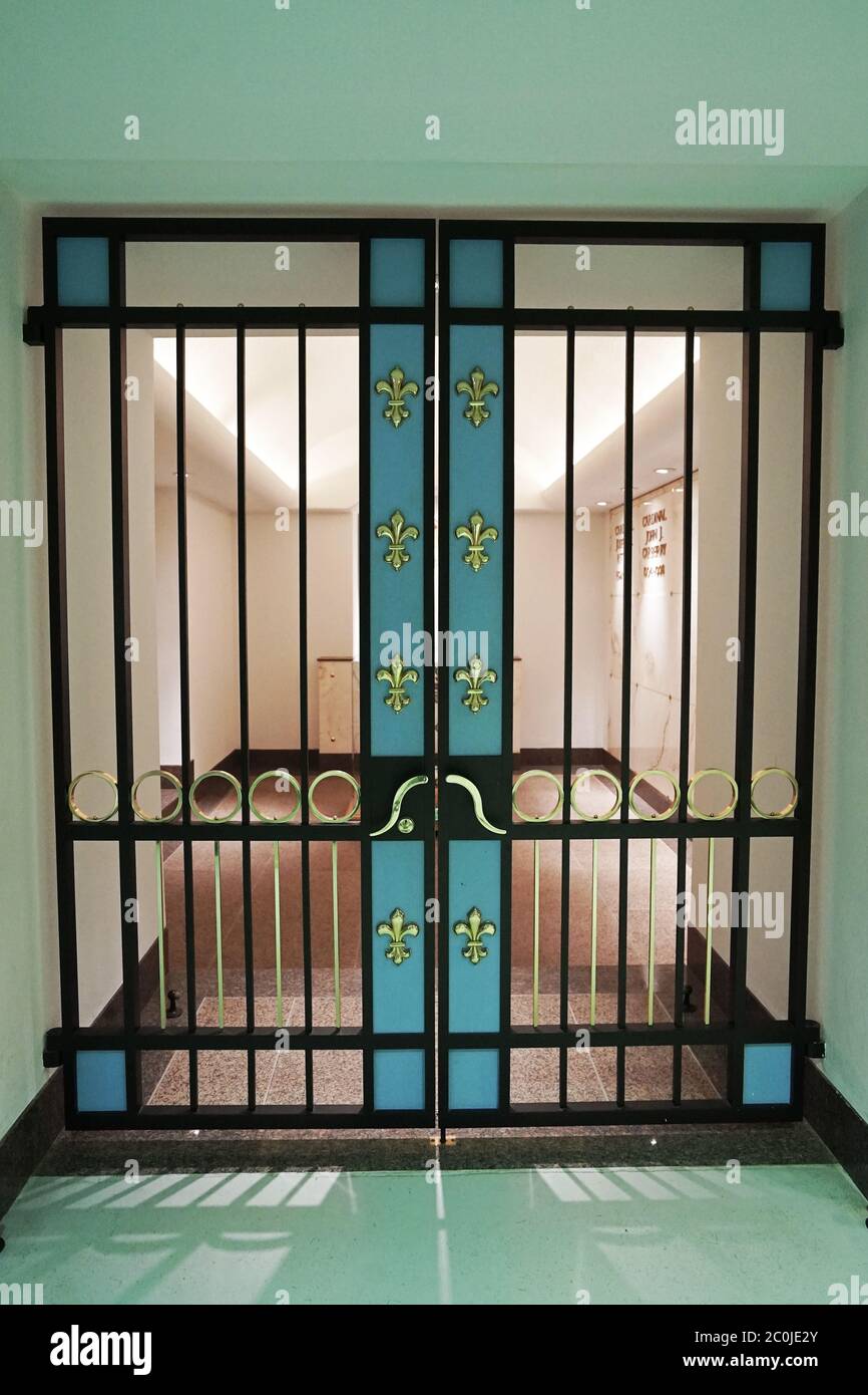 Interior architecture and hallway design of 'Cathedral Basilica of ...