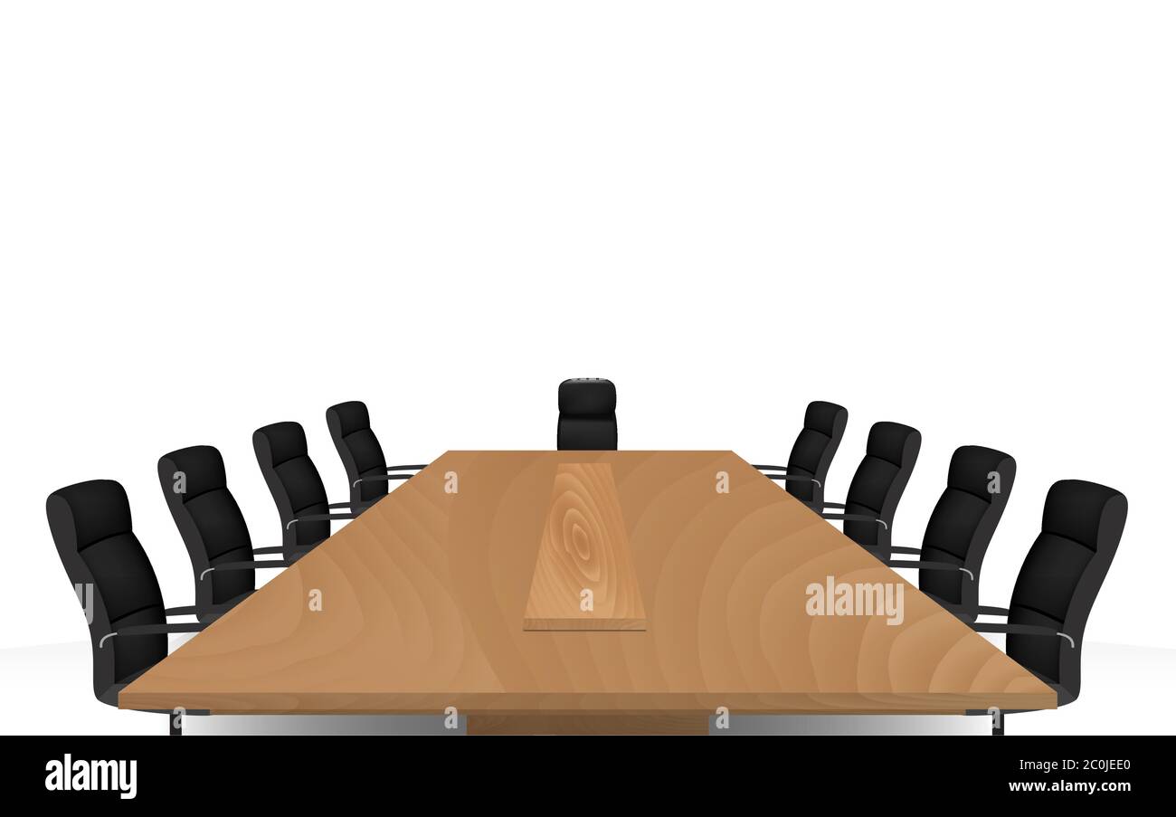 Meeting discussion table indoor Stock Vector Images - Alamy
