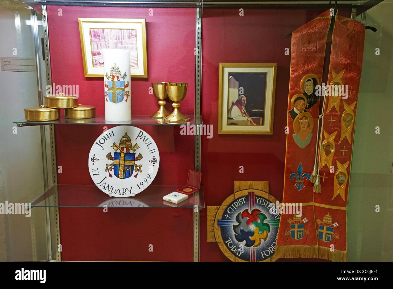 Religious equipment and tools displayed in 'Cathedral Basilica of Saint ...