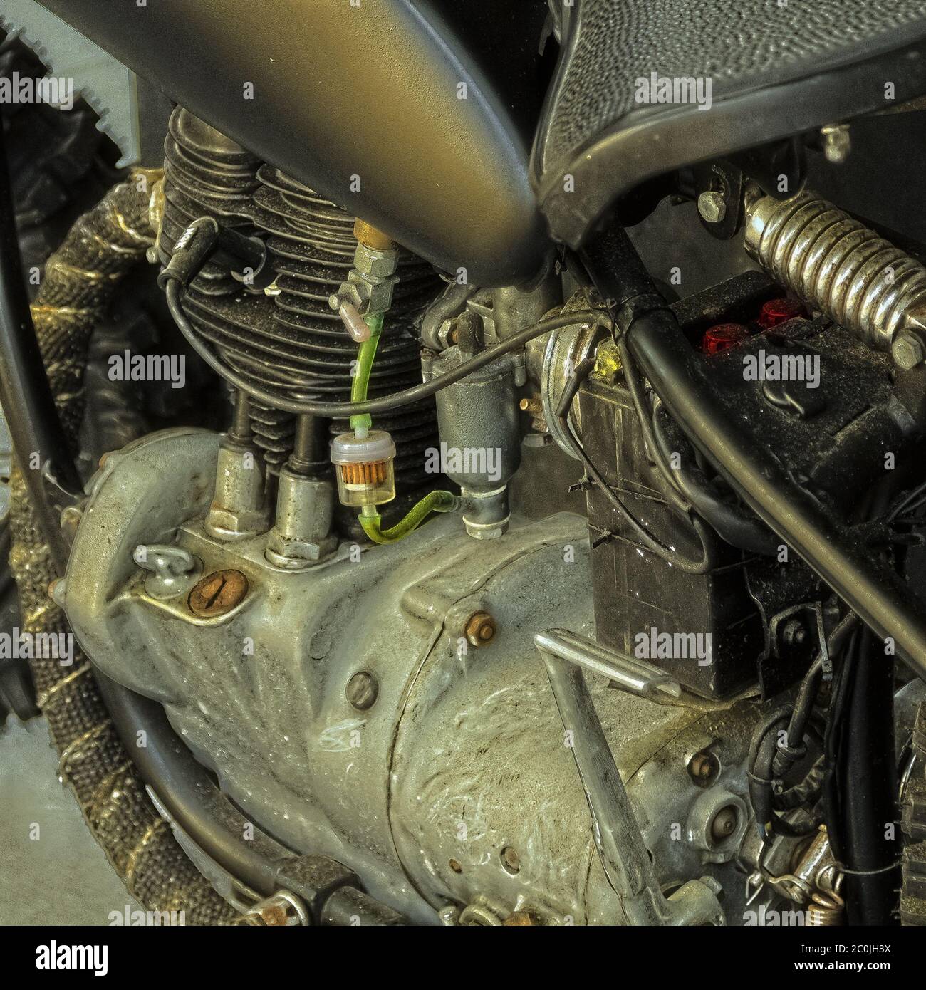 BMW motorcycle engine Stock Photo - Alamy