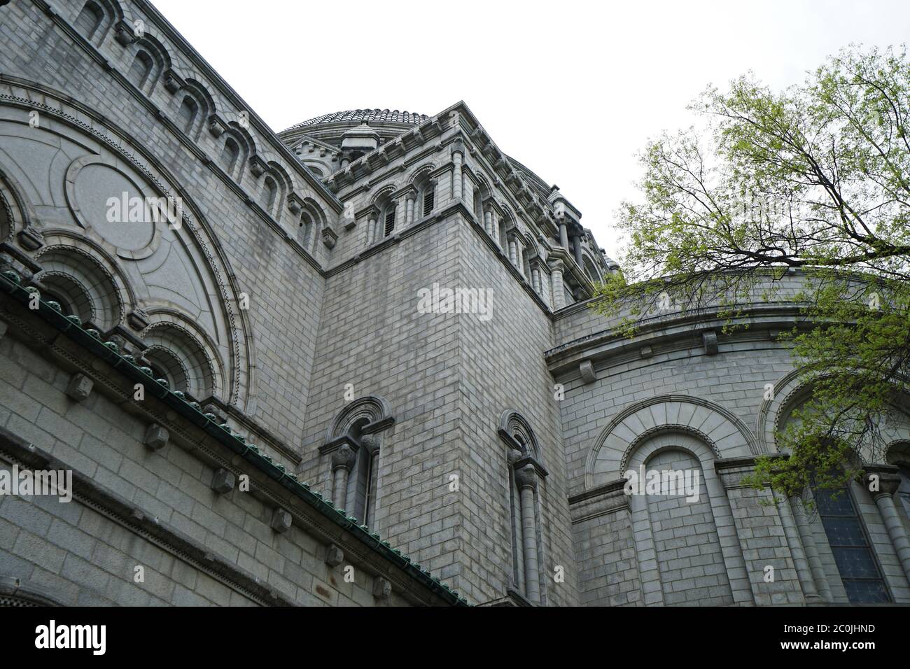 Exterior architecture and design of 'Cathedral Basilica of Saint Louis ...