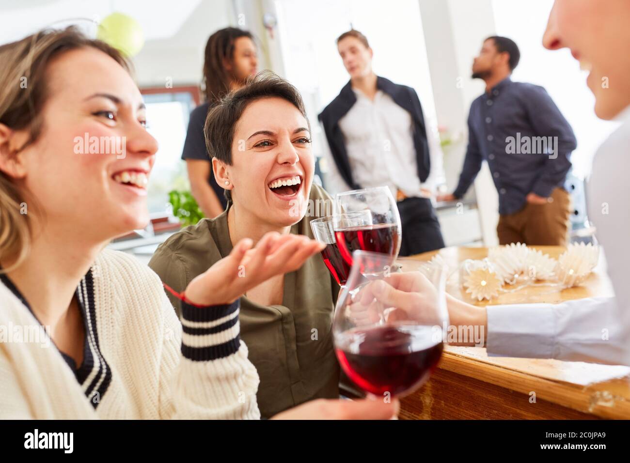 Small talk party hi-res stock photography and images - Alamy
