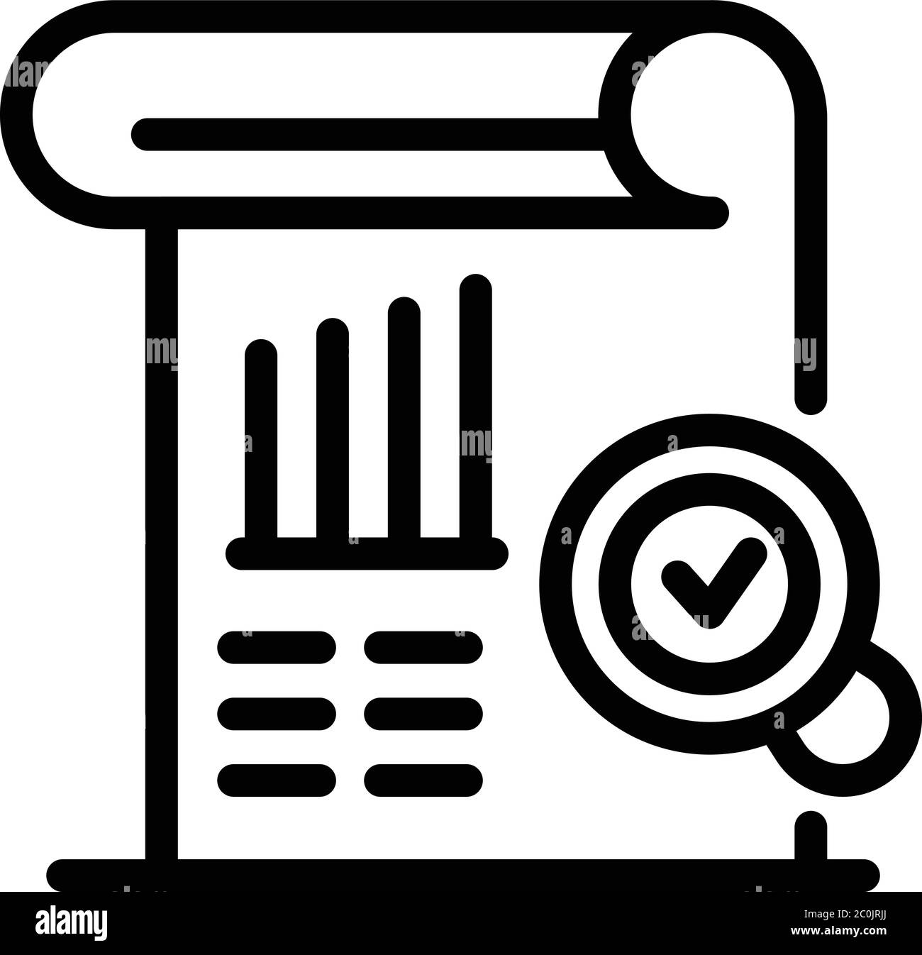 Target plan done icon, outline style Stock Vector Image & Art - Alamy