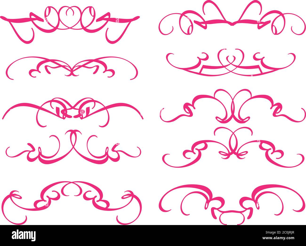 Vector vintage decorative design elements illustration Stock Vector ...