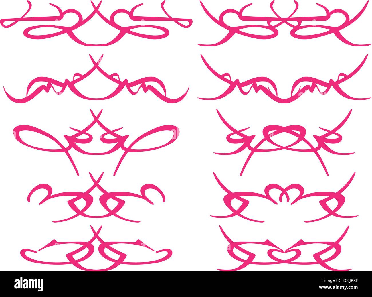 Vector vintage decorative design elements illustration Stock Vector ...