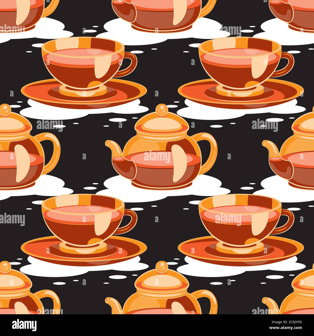 Teapot with design hi-res stock photography and images - Alamy