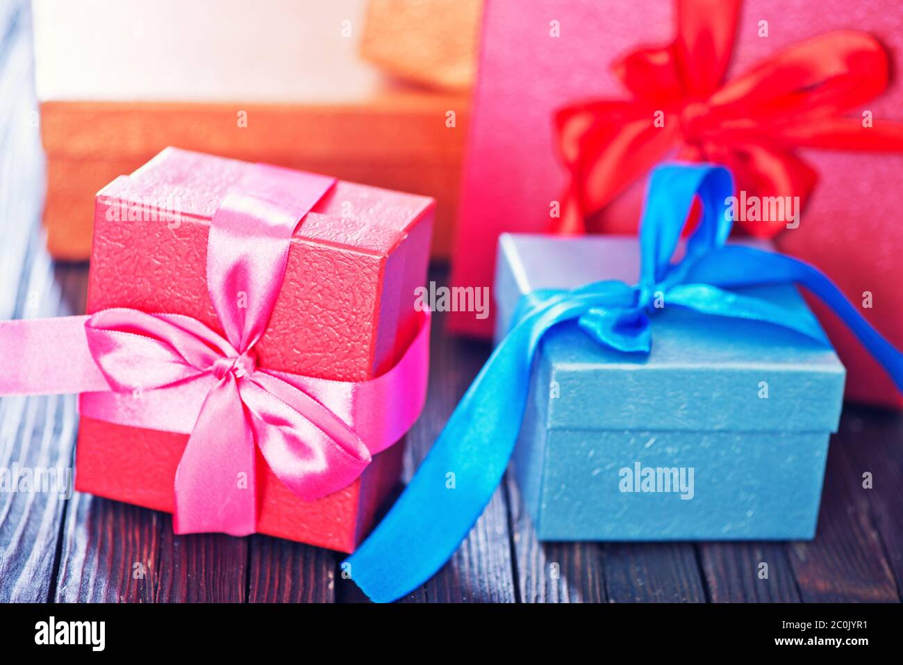 box for present Stock Photo - Alamy