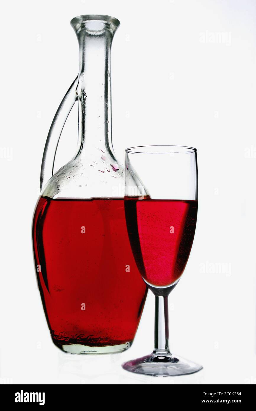 Glass wine pitcher hi-res stock photography and images - Alamy