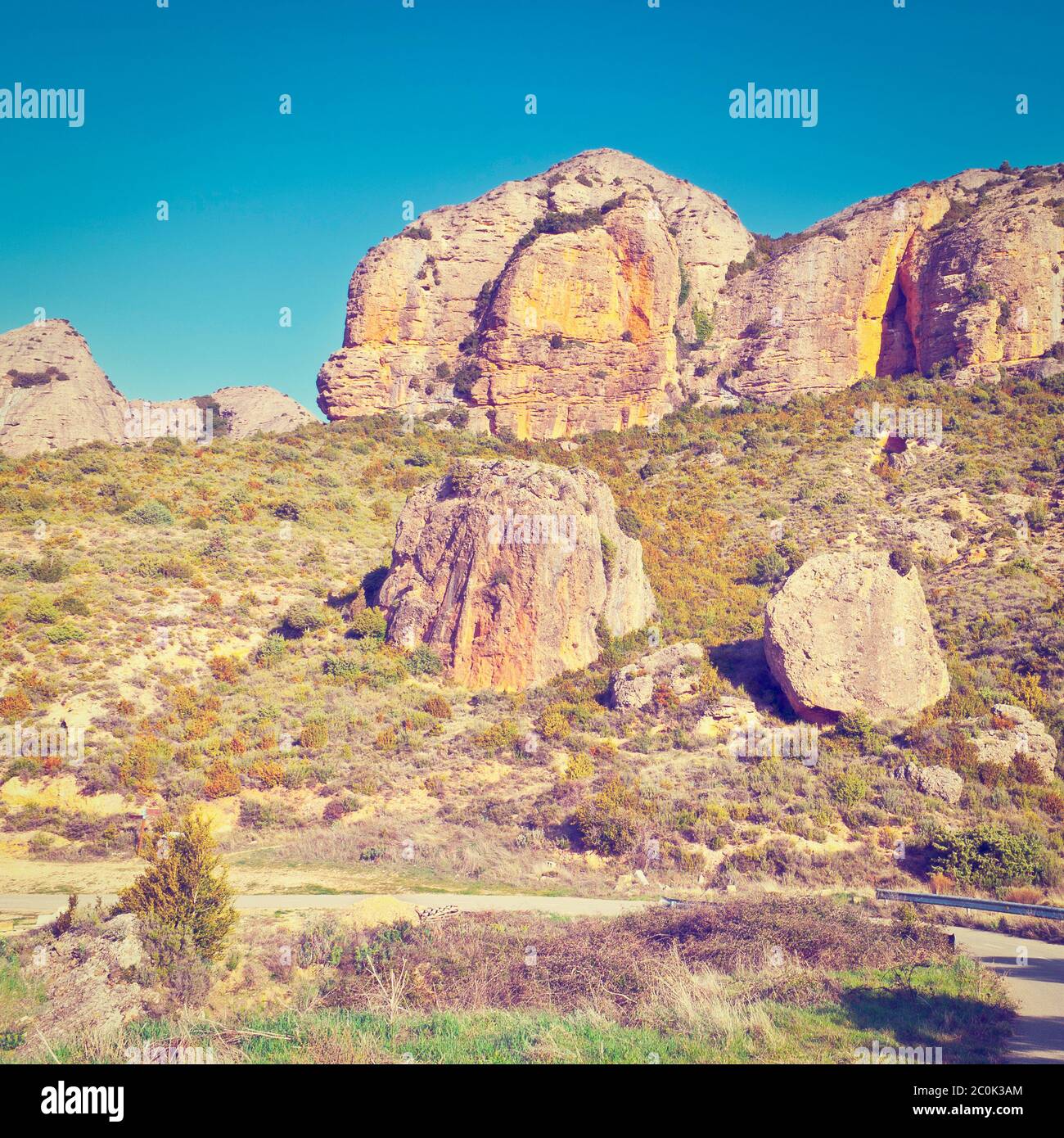 Canyon in Spain Stock Photo - Alamy