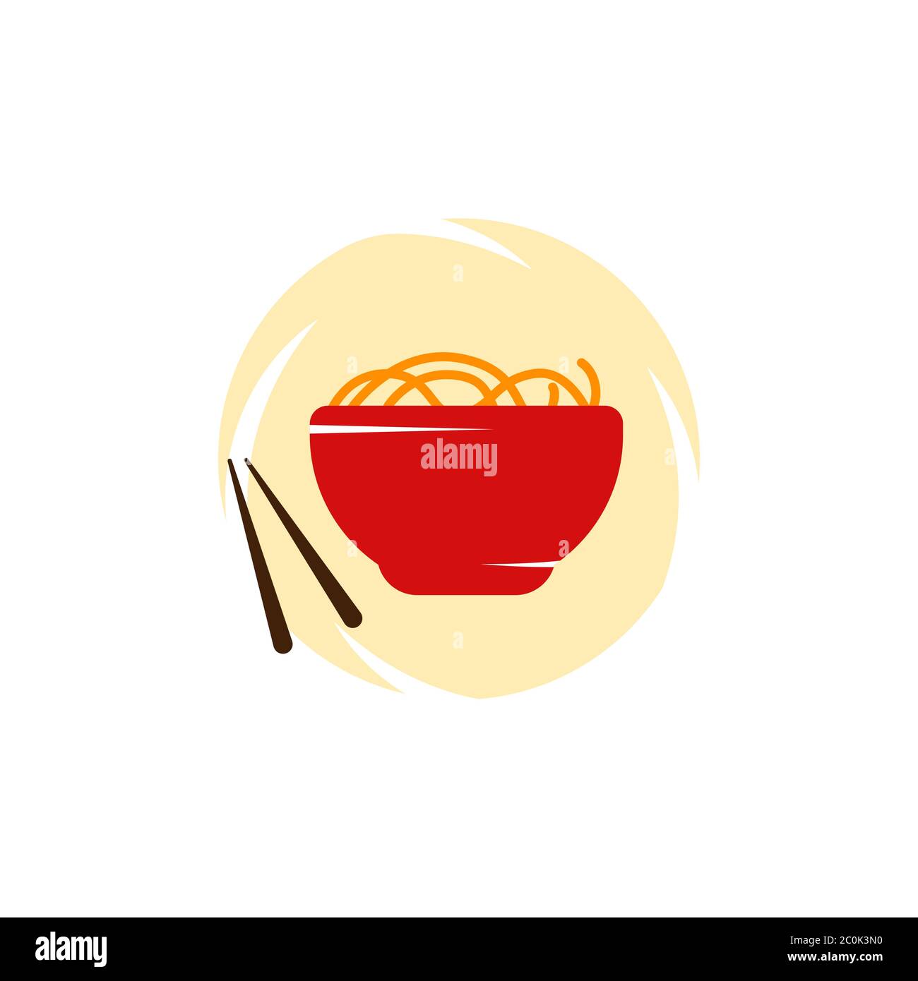 noodles vector design template illustration Stock Vector Image & Art ...