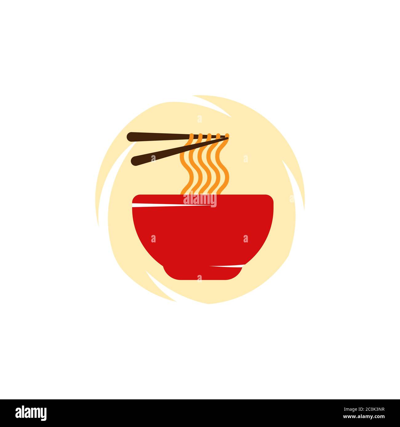 noodles vector design template illustration Stock Vector Image & Art ...