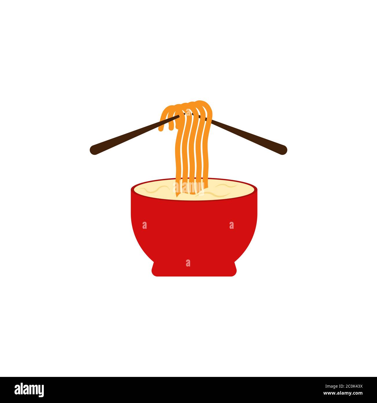 noodles vector design template illustration Stock Vector Image & Art ...