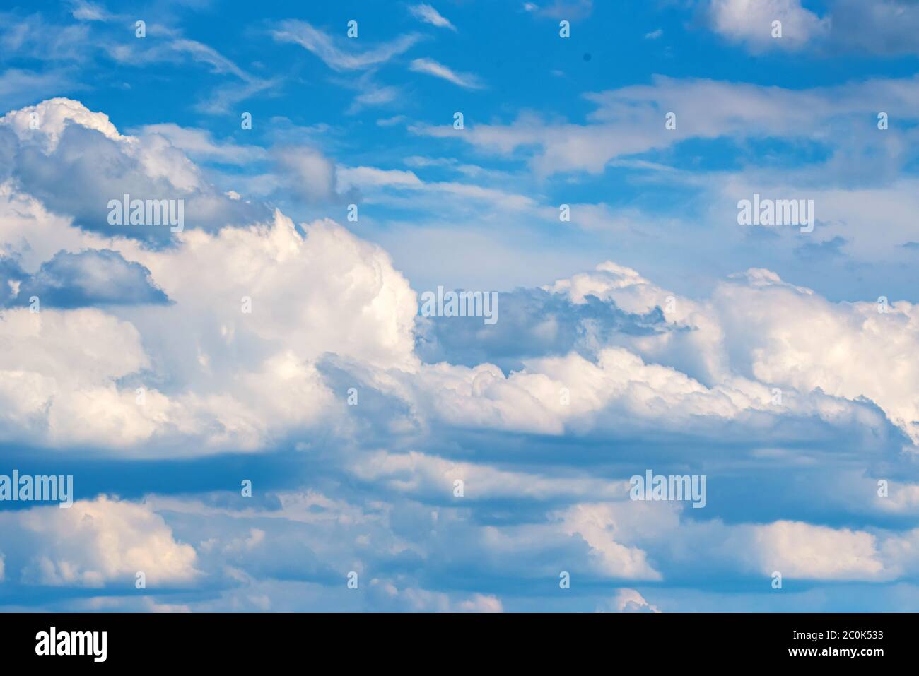Beautiful natural background with skyscape and clouds Stock Photo - Alamy