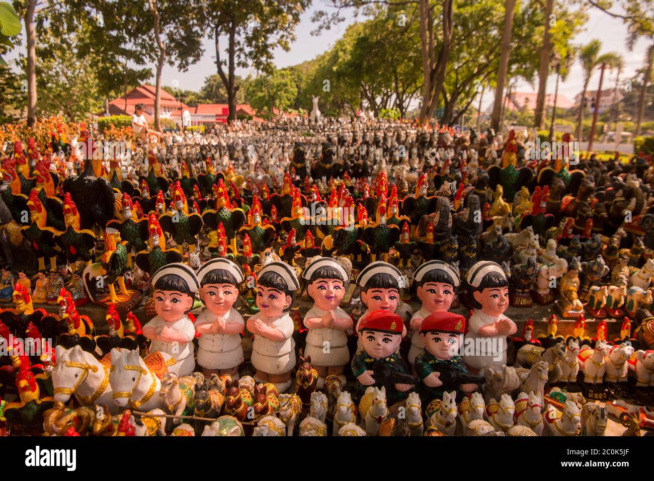 the Shrine of King Taksin in the town of Tak in the Province of Tak in ...