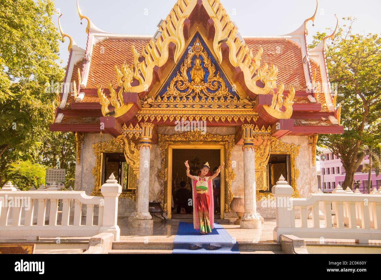 the Shrine of King Taksin in the town of Tak in the Province of Tak in ...