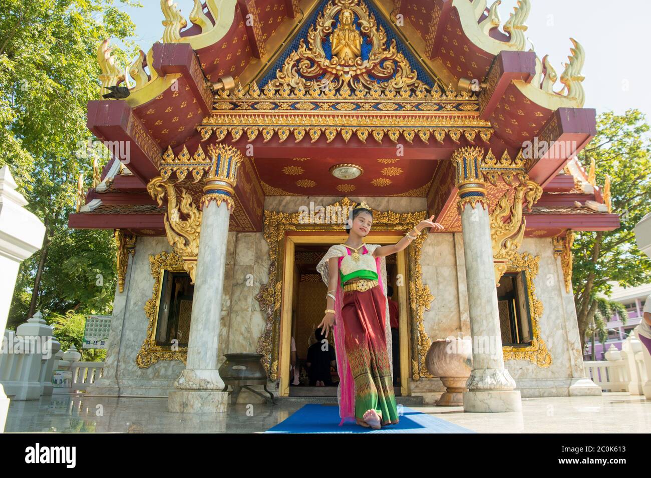 the Shrine of King Taksin in the town of Tak in the Province of Tak in ...