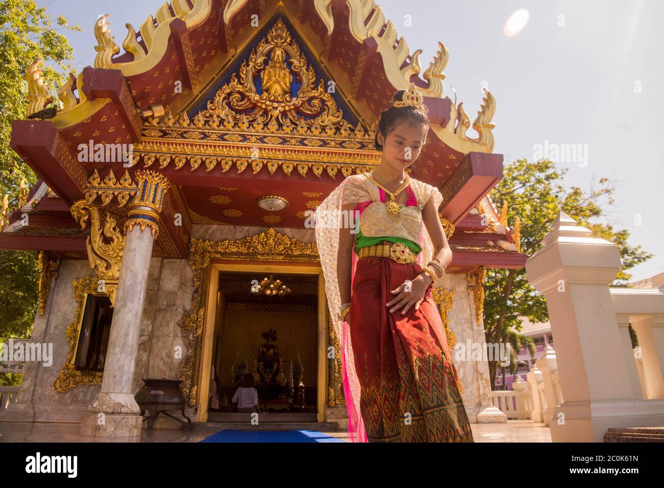 the Shrine of King Taksin in the town of Tak in the Province of Tak in ...