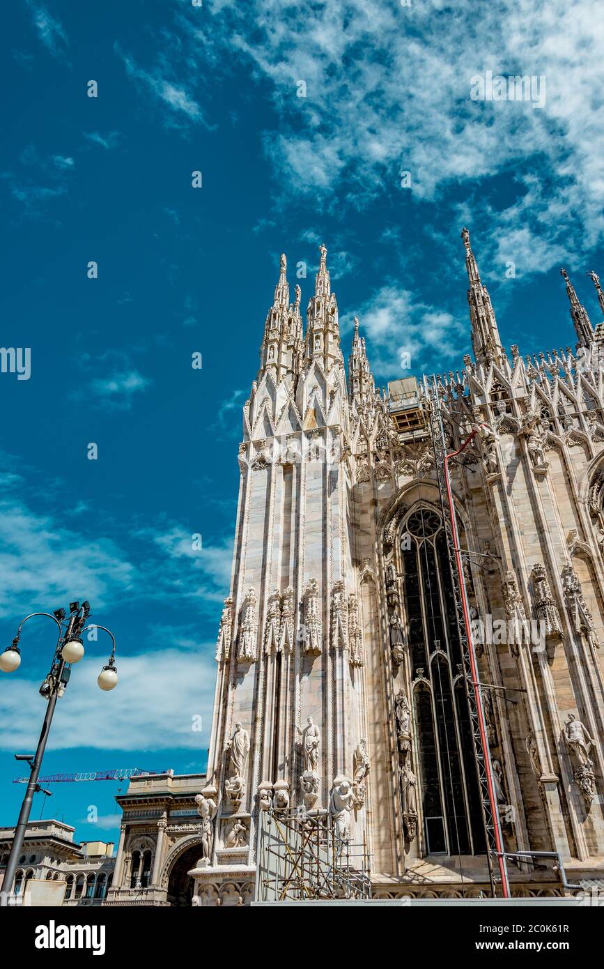 View of magnificent Cathedral of Milano, Milan, Italy Stock Photo - Alamy
