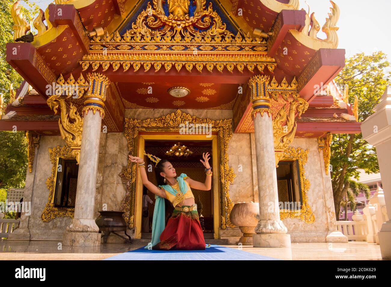 the Shrine of King Taksin in the town of Tak in the Province of Tak in ...