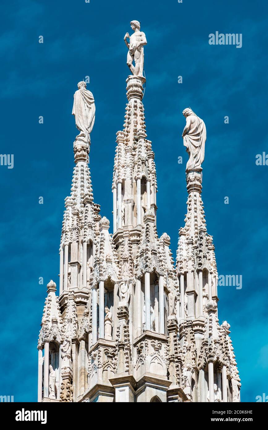 View of magnificent Cathedral of Milano, Milan, Italy Stock Photo - Alamy