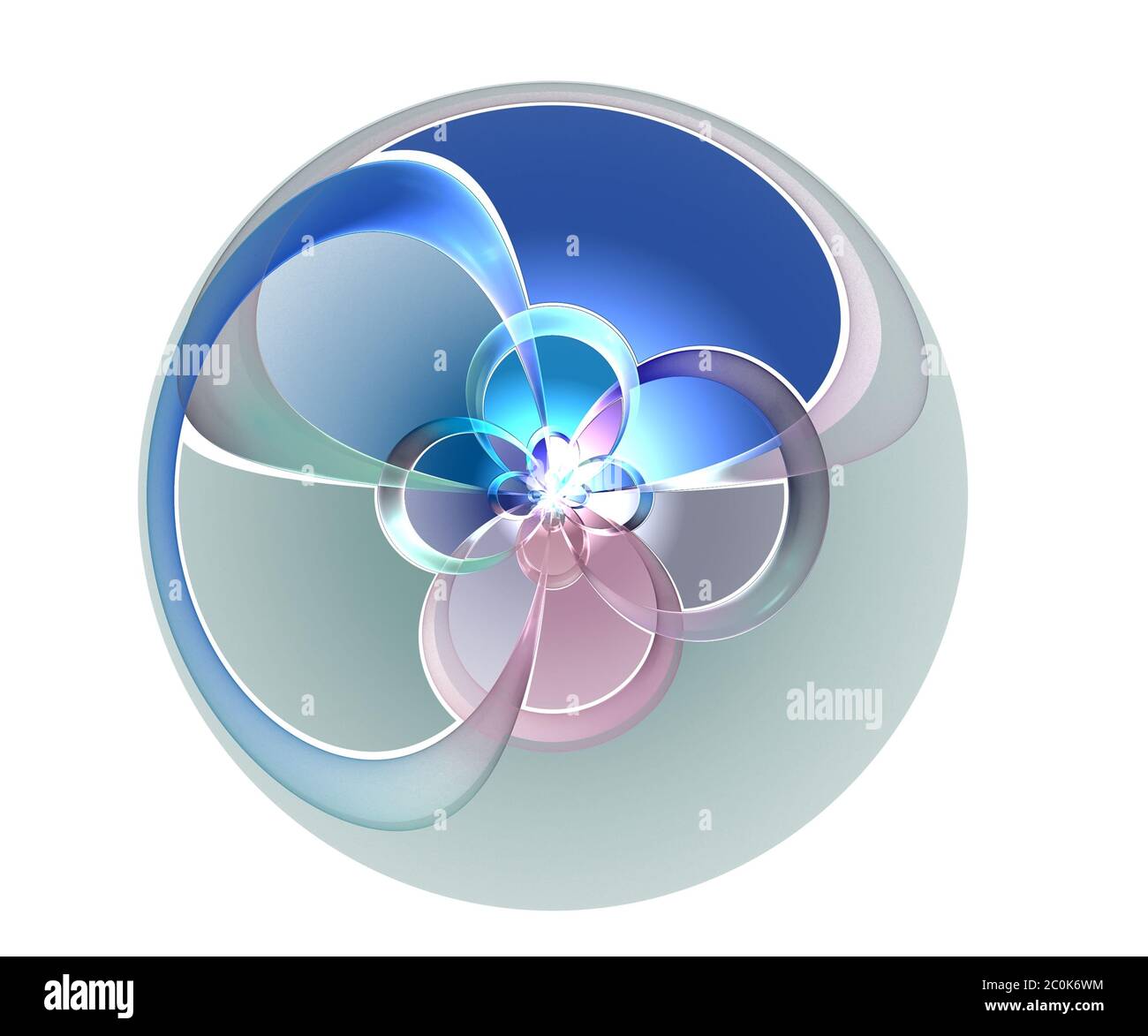 Shape with crossing circles Stock Photo - Alamy