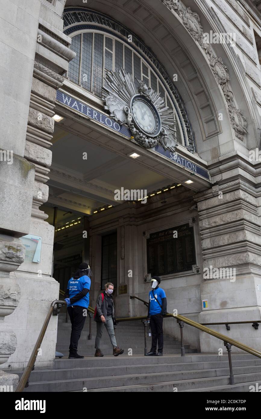 Waterloo station steps hi-res stock photography and images - Alamy