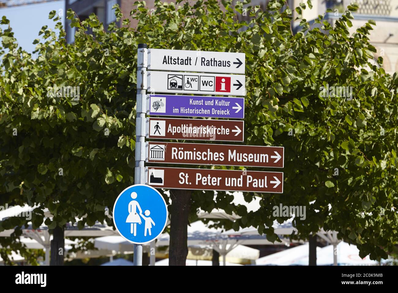 Signs along hi-res stock photography and images - Alamy