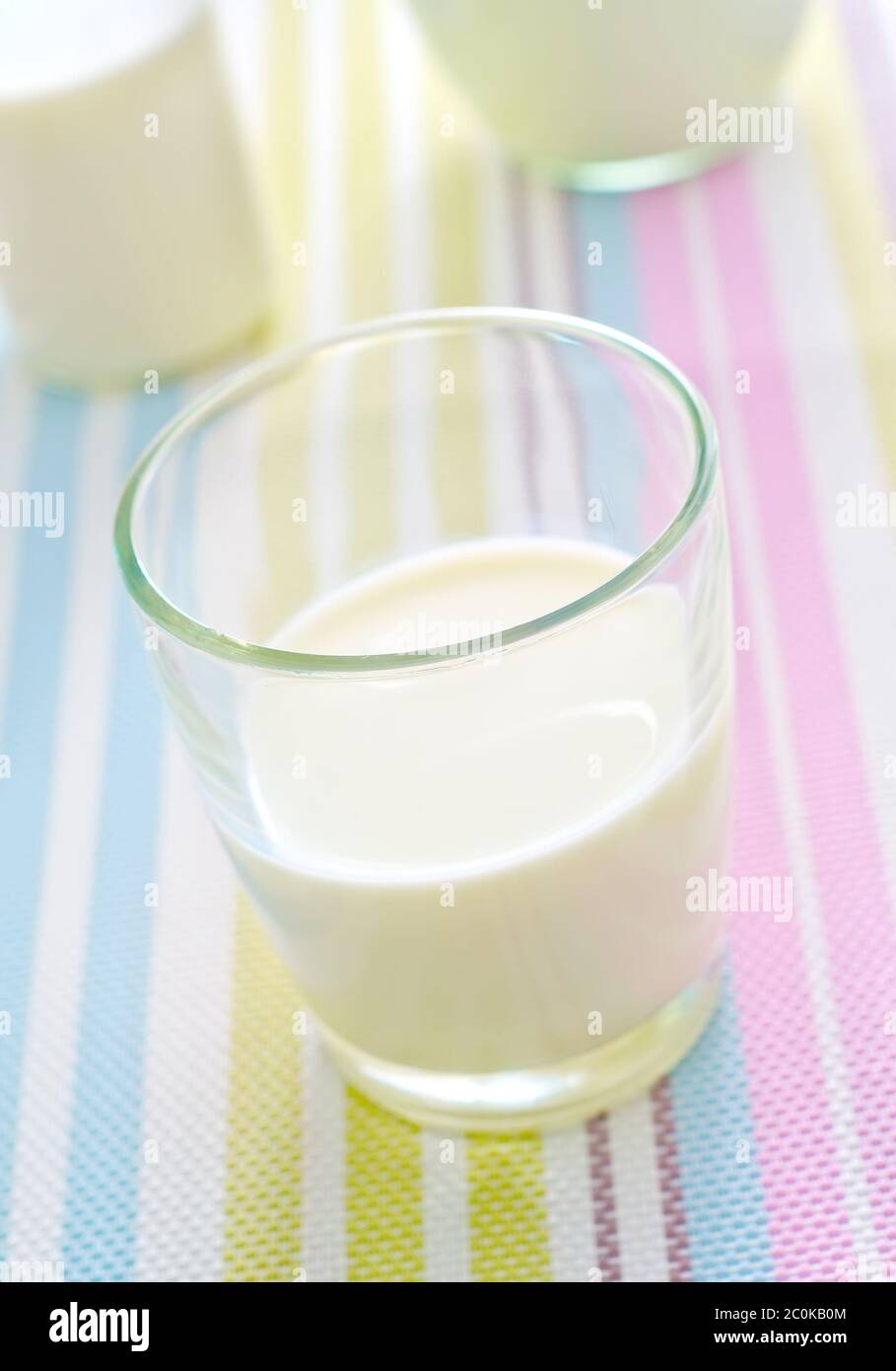 Fresh milk in the glass Stock Photo - Alamy