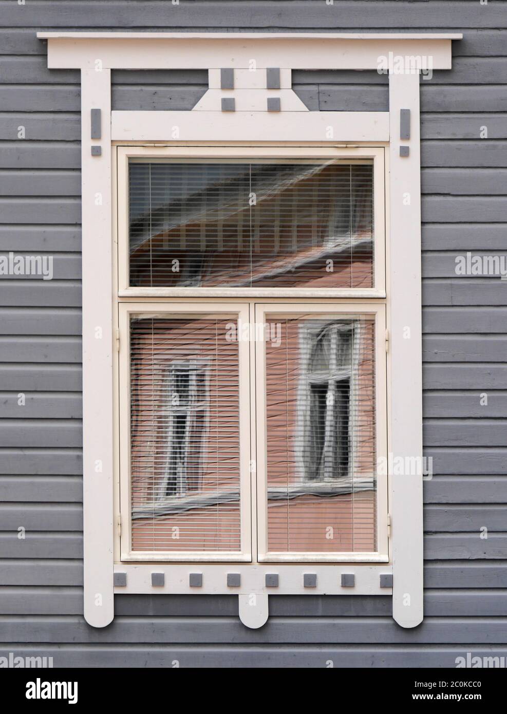 window in a wooden house in finland Stock Photo - Alamy