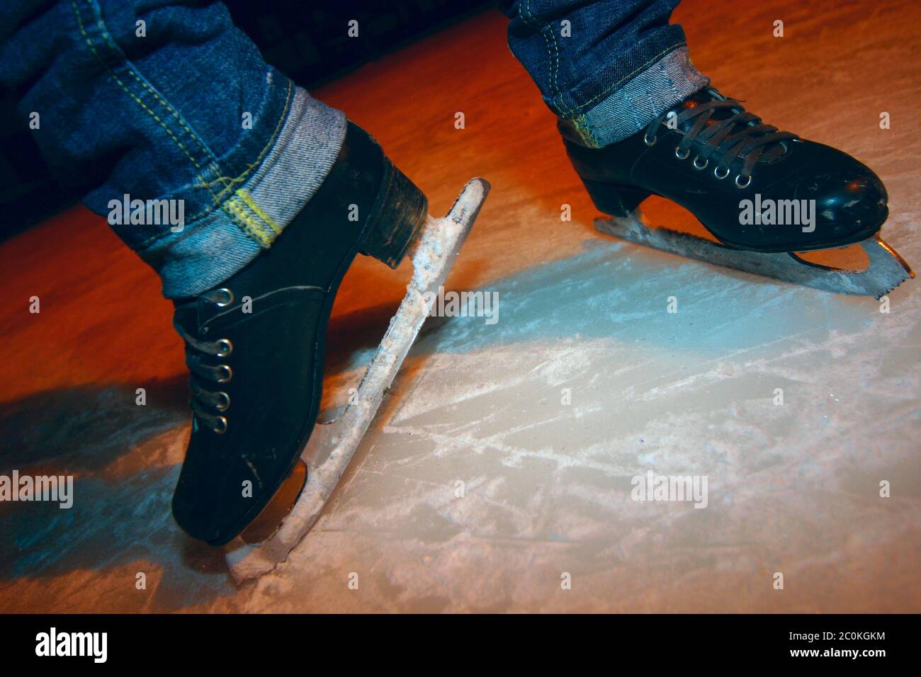 Silver skates hi-res stock photography and images - Alamy
