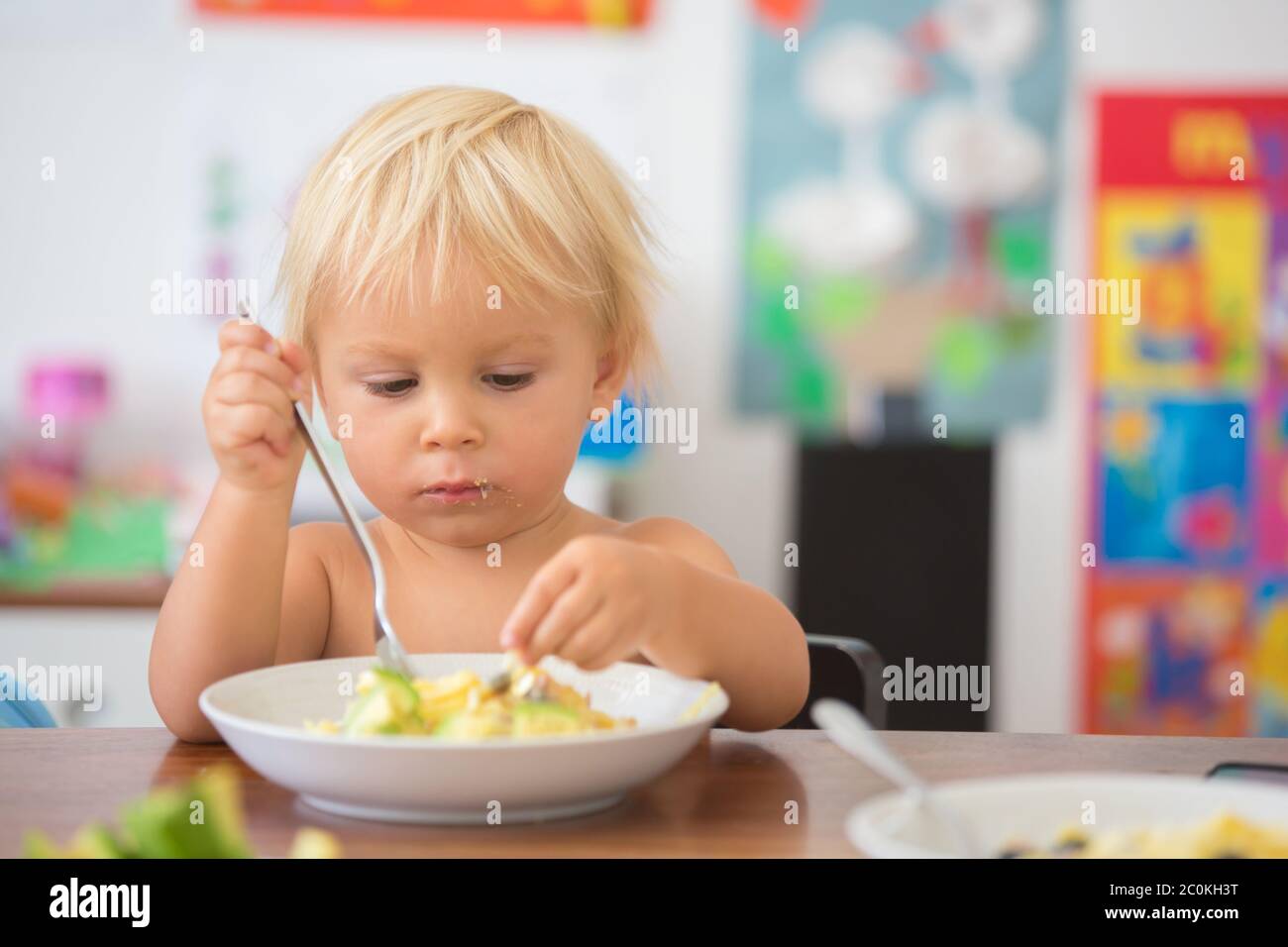 Kids making mess hi-res stock photography and images - Alamy