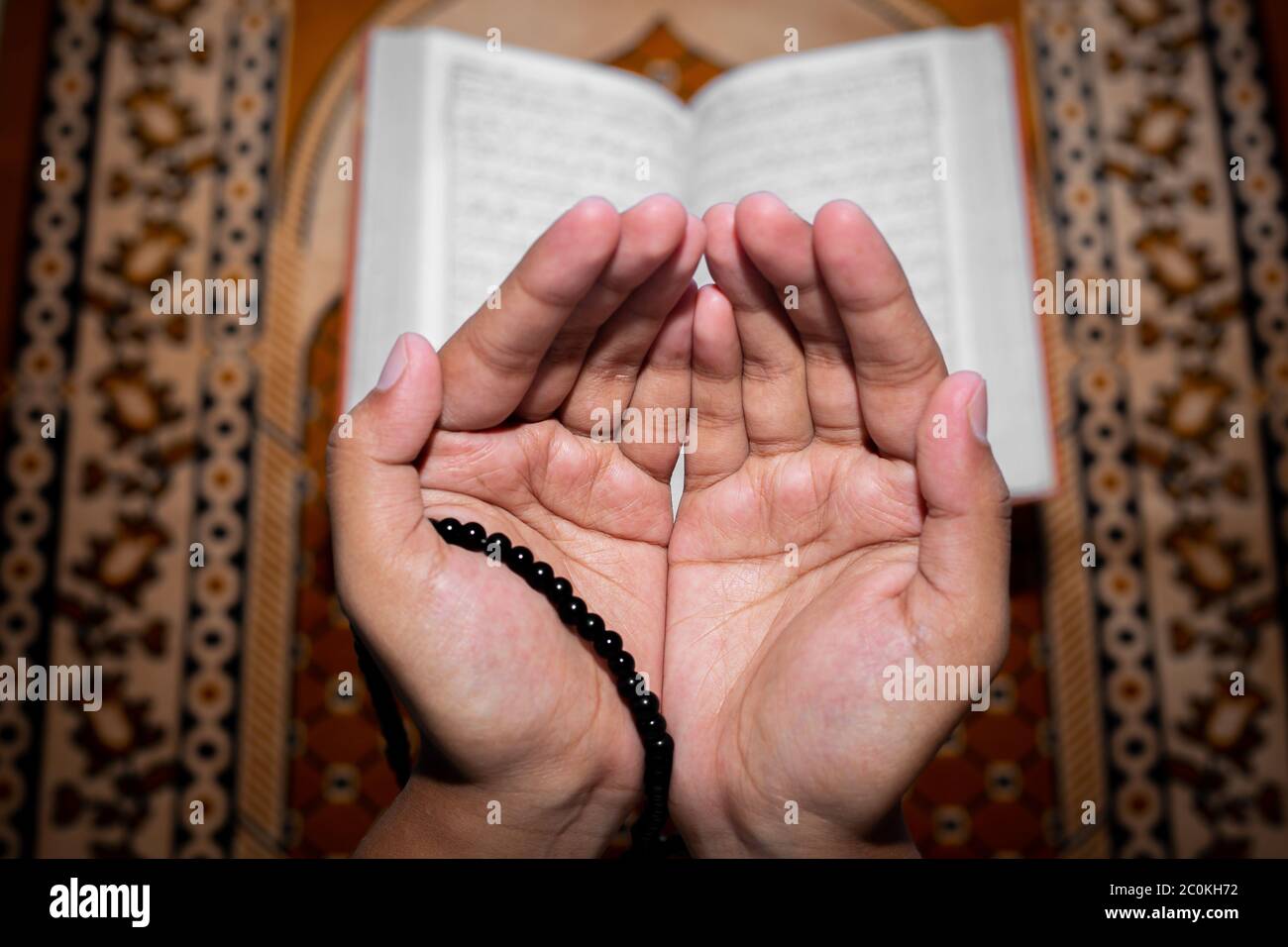 Muslim Prayer Hands Woman