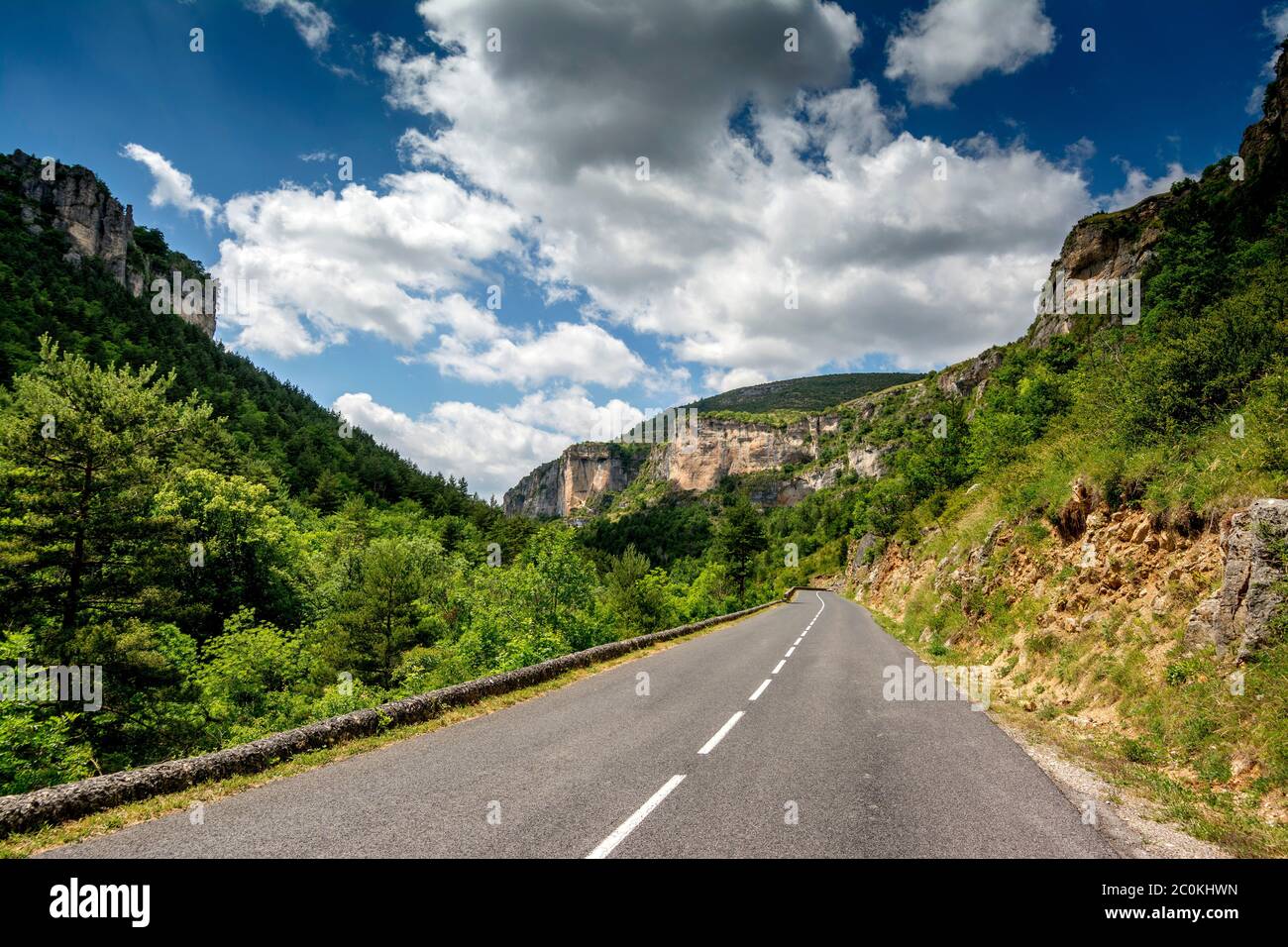 Gorges de la Jonte. UNESCO World Heritage Site. Cevennes National Park ...