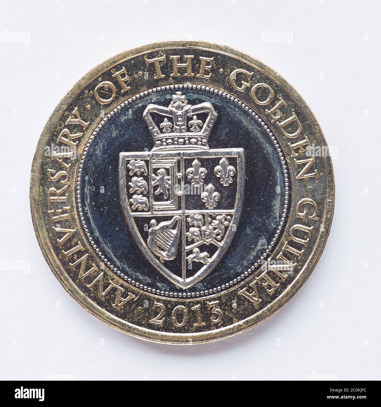 UK 2 Pounds coin Stock Photo - Alamy