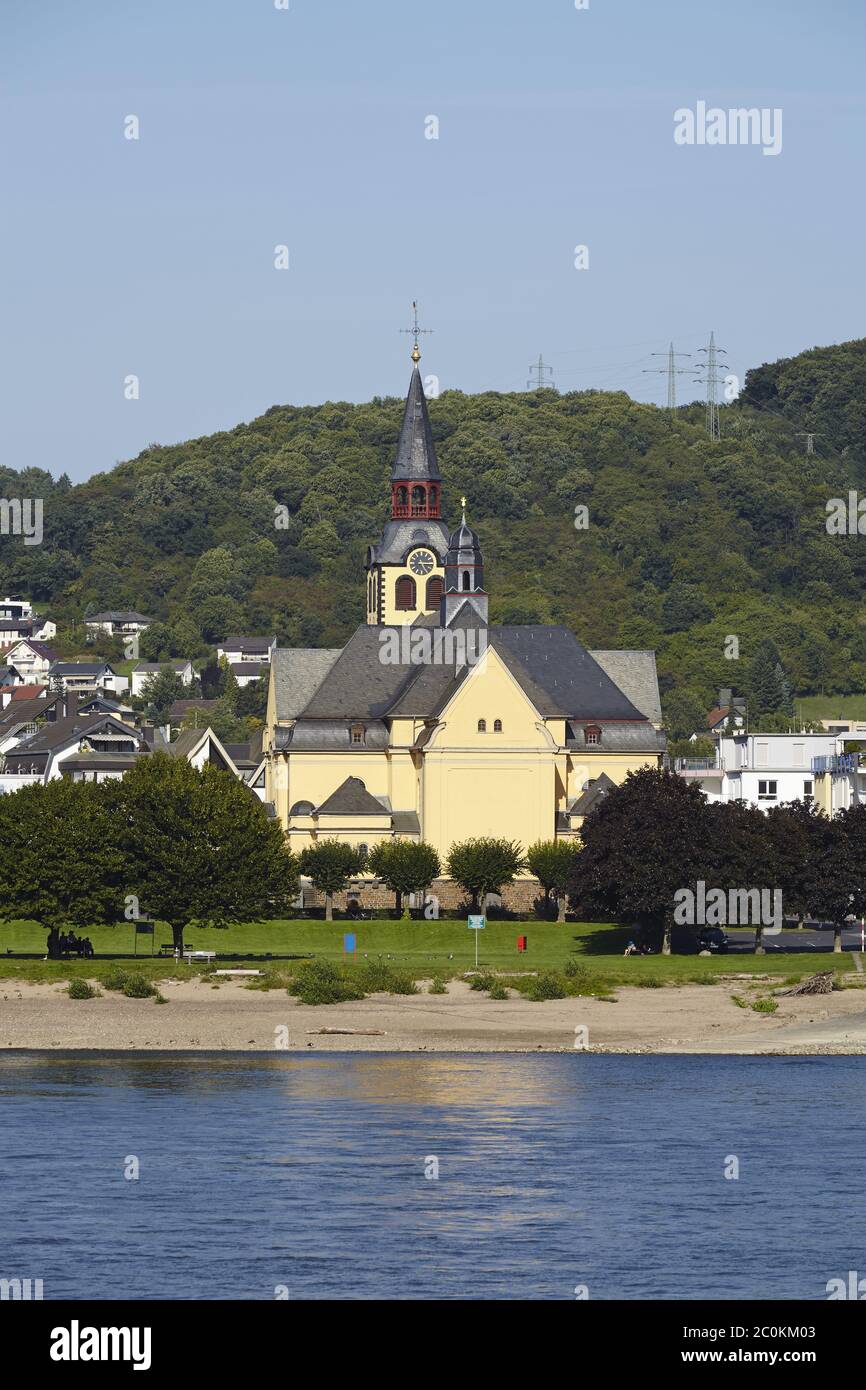Bad Hönningen - Arenfels Castle Stock Photo - Alamy
