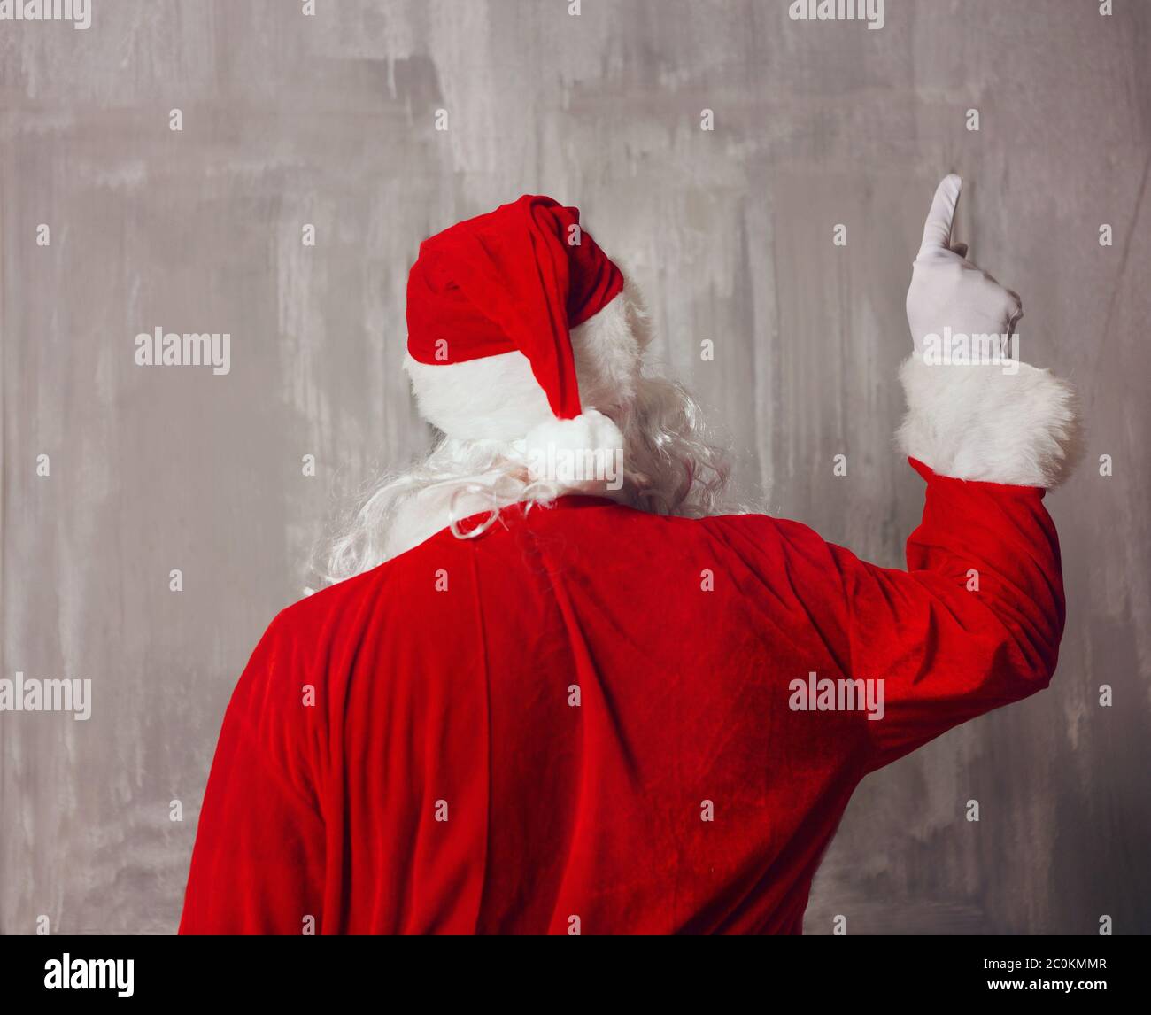 Santa claus back view hi-res stock photography and images - Alamy