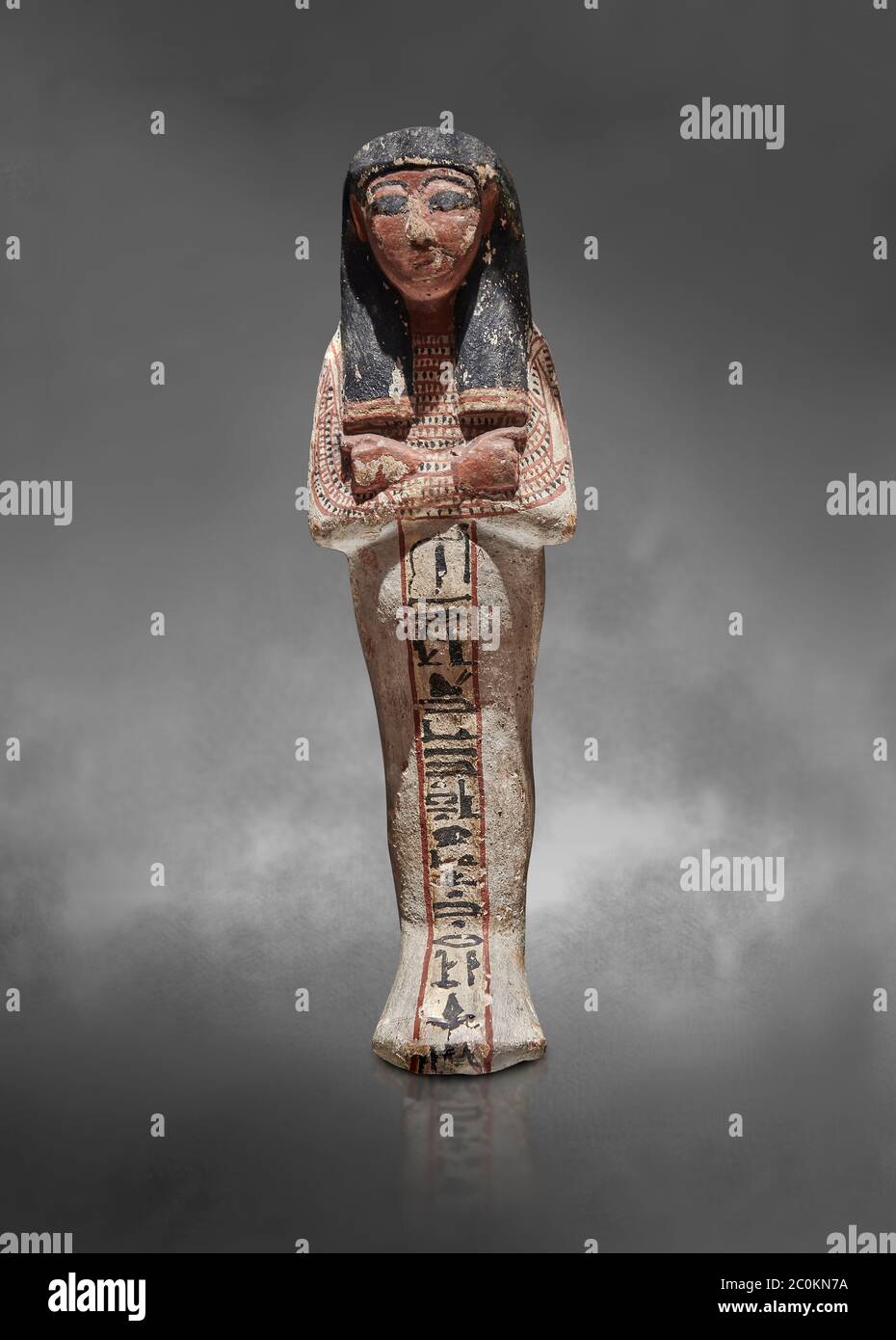 Ancient Egyptian shabtis doll, lwood, New Kingdom, 18th Dynasty, (1538 ...