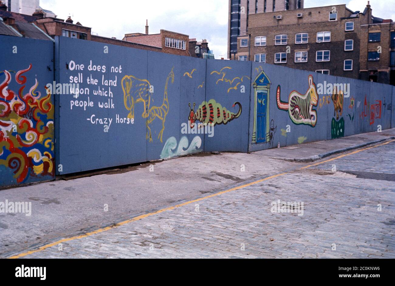 London 1974 - building site in Endell St (originally known as Belton ...