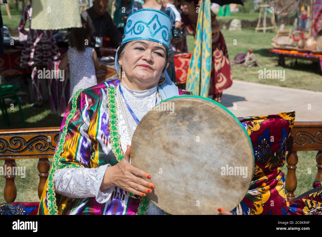 MAQOM ART FORUM IN SHAHRISABZ, UZBEKISTAN Stock Photo - Alamy