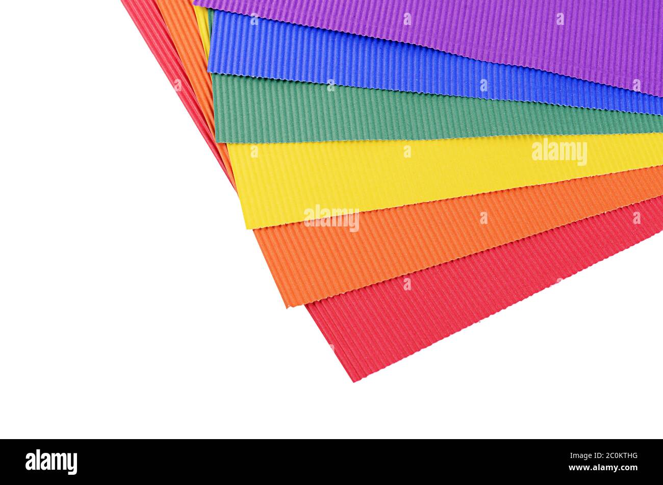 Set of a color crepe paper close up Stock Photo - Alamy